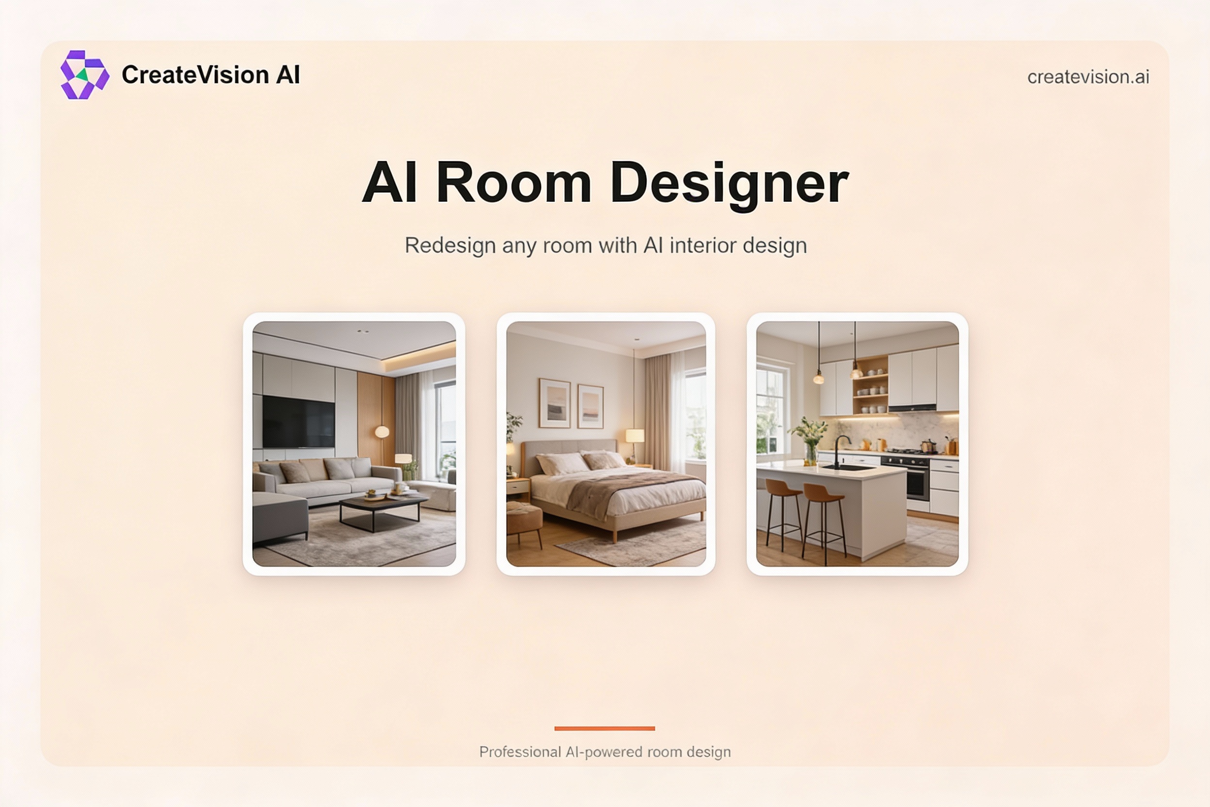 AI Room Designer - Free Interior Design Tool | CreateVision AI