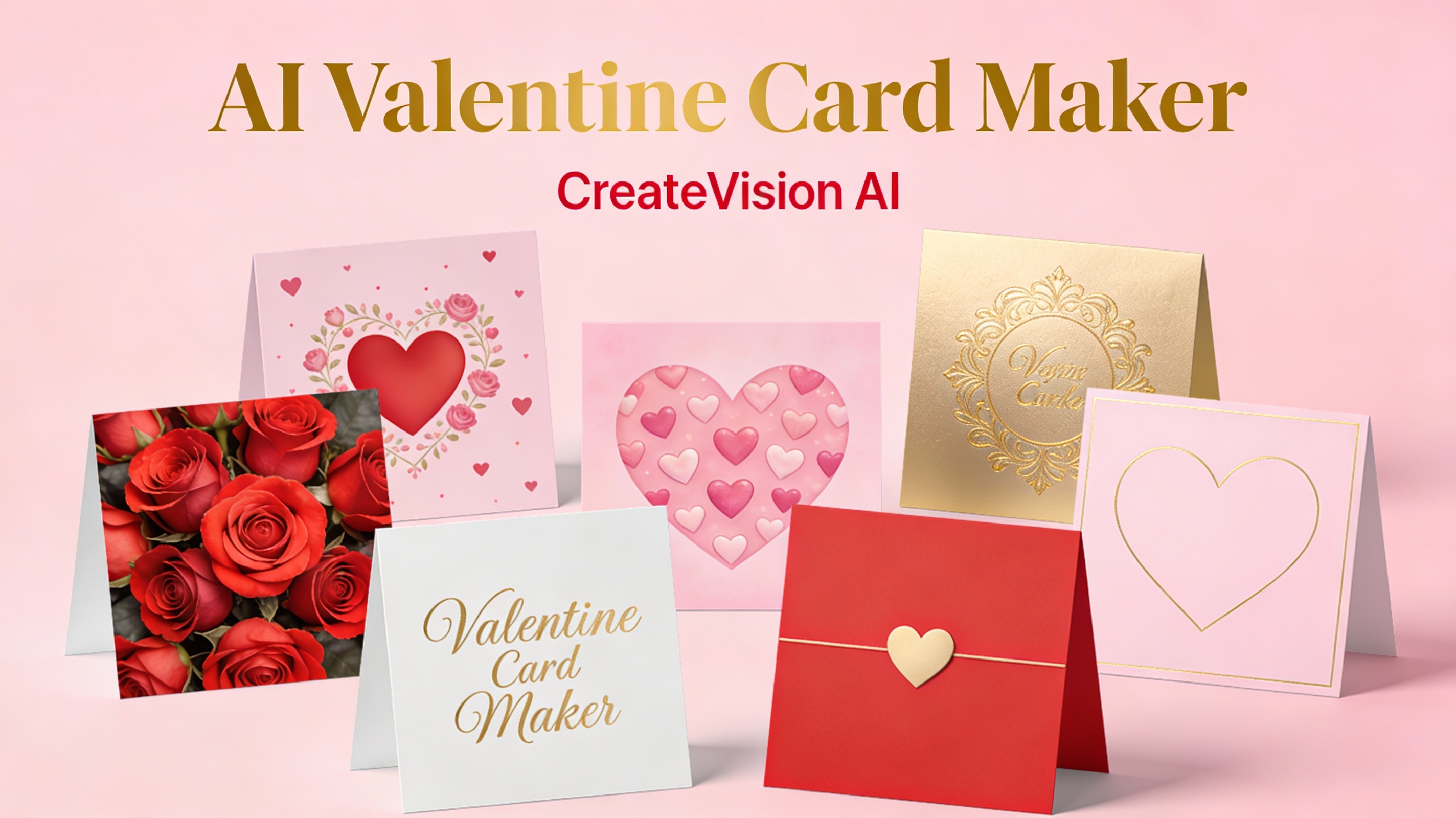 Free AI Valentine Day Card Maker - Create Custom Love Cards | CreateVision