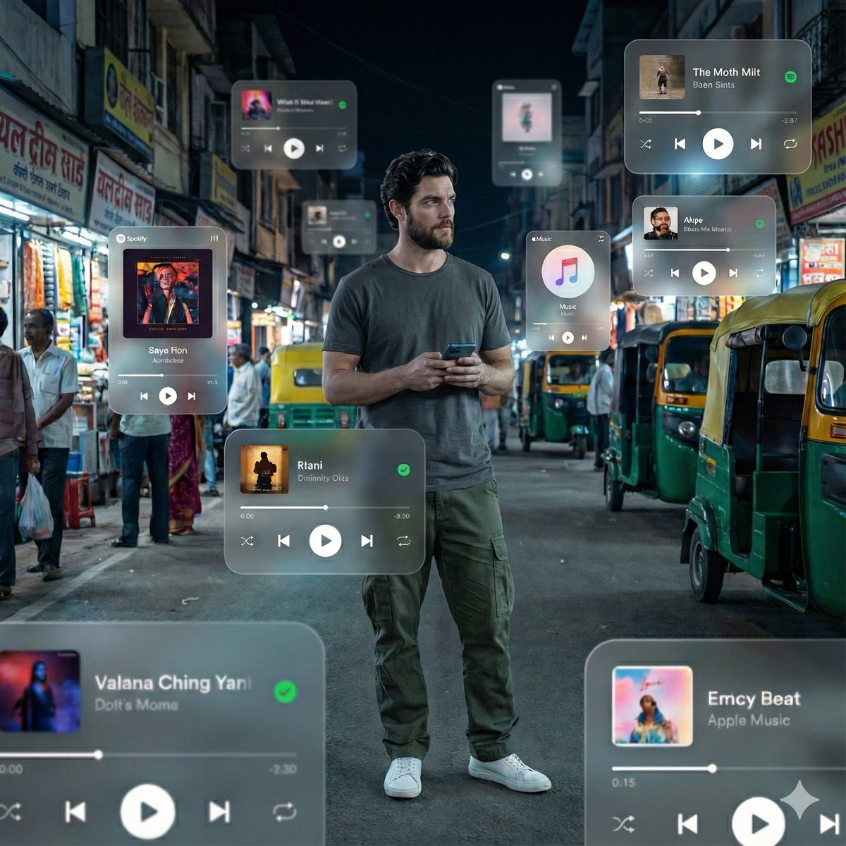 Cinematic AR Visualization in Indian Street Market - AI Prompt ...