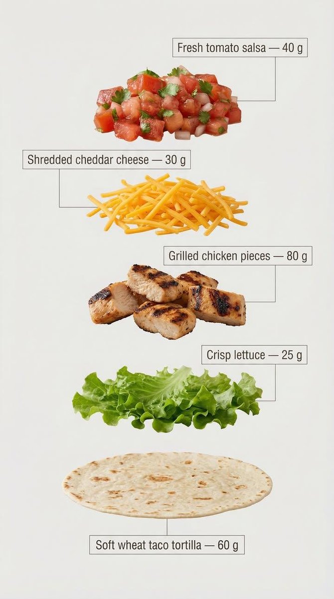 Exploded View Tacos Infographic for Marketing - AI Prompt | CreateVision