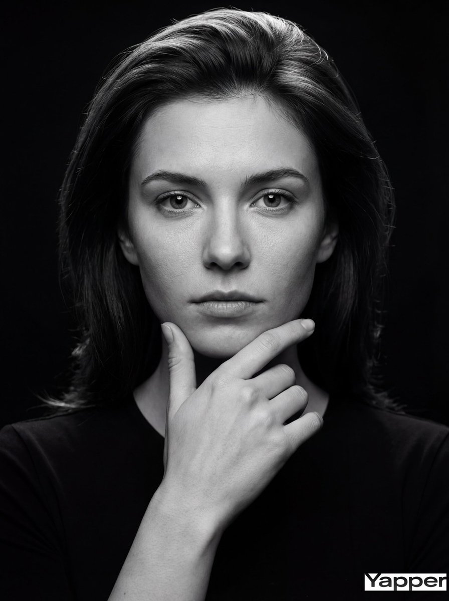Fine-Art Cinematic Monochrome Portrait (Thinker Pose) - AI Prompt ...