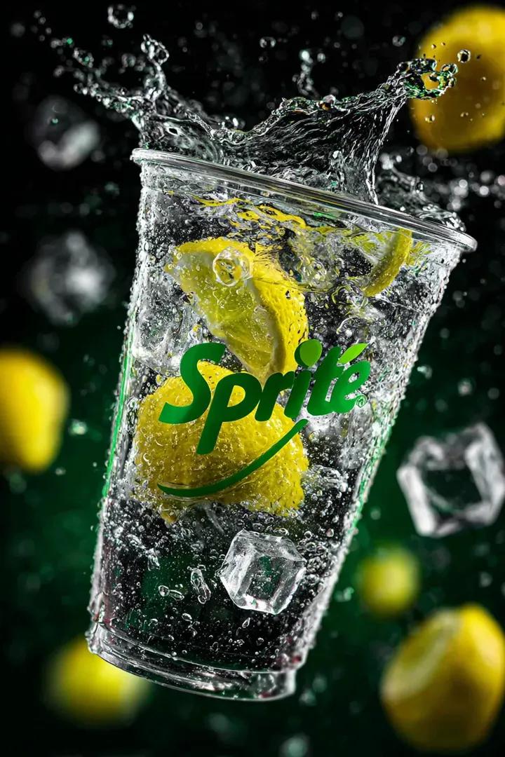 Floating Sprite Product Photography Prompt - AI Prompt | CreateVision