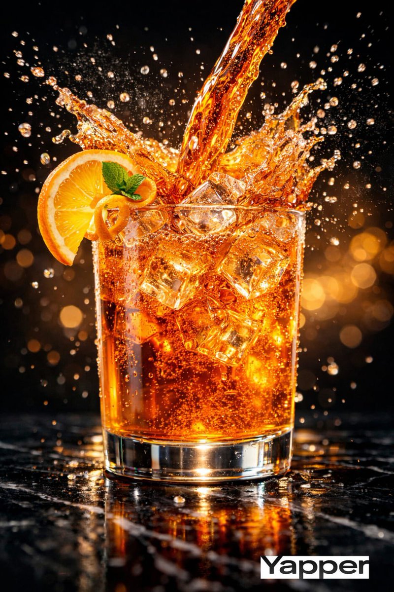 High-Speed Cinematic Luxury Cold Drink Photography Prompt (Cola Splash ...