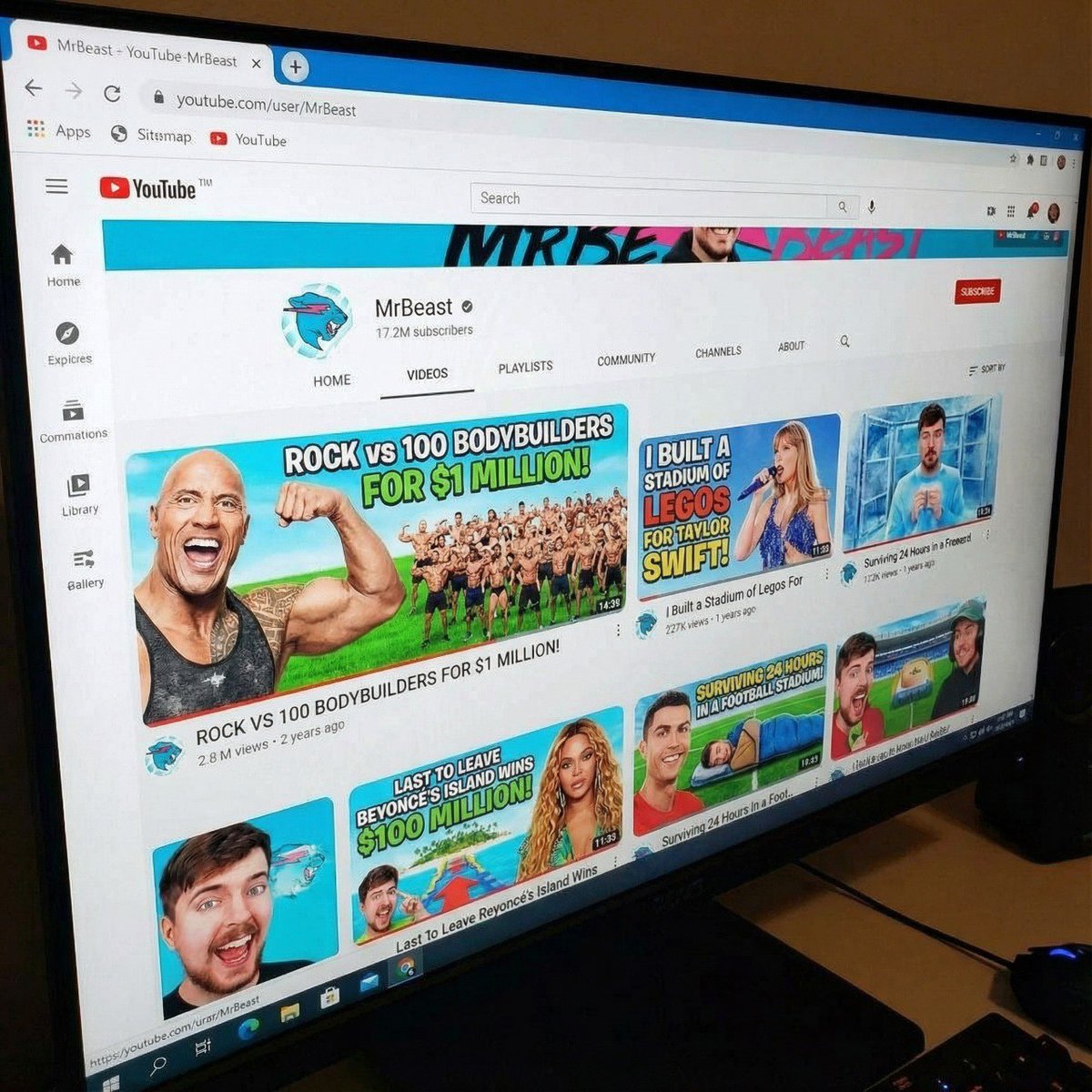 MrBeast-style YouTube channel redesign - AI Prompt | CreateVision