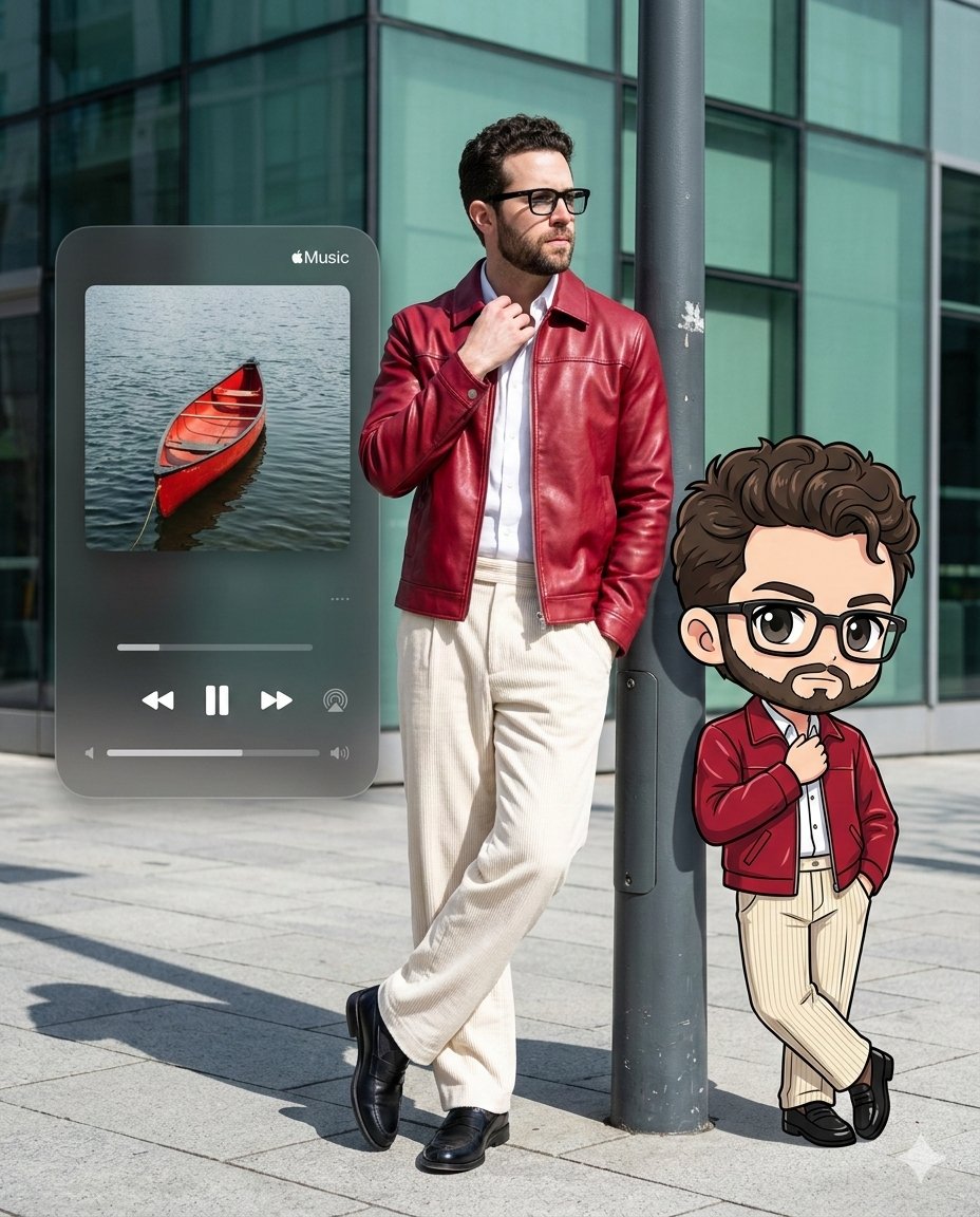 Photorealistic Self-Portrait with Chibi and UI Overlay Prompt - AI ...