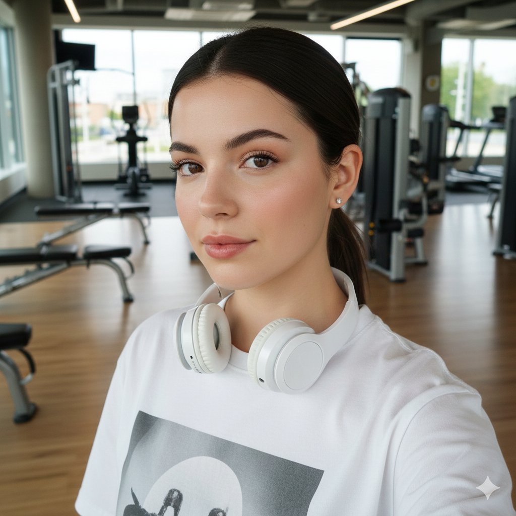 Sporty Gym Selfie Identity Preservation Prompt - AI Prompt | CreateVision