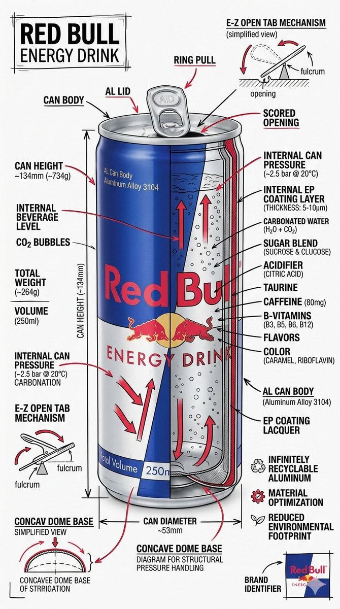 Technical Infographic Schematic for a Product/Beverage - AI Prompt ...