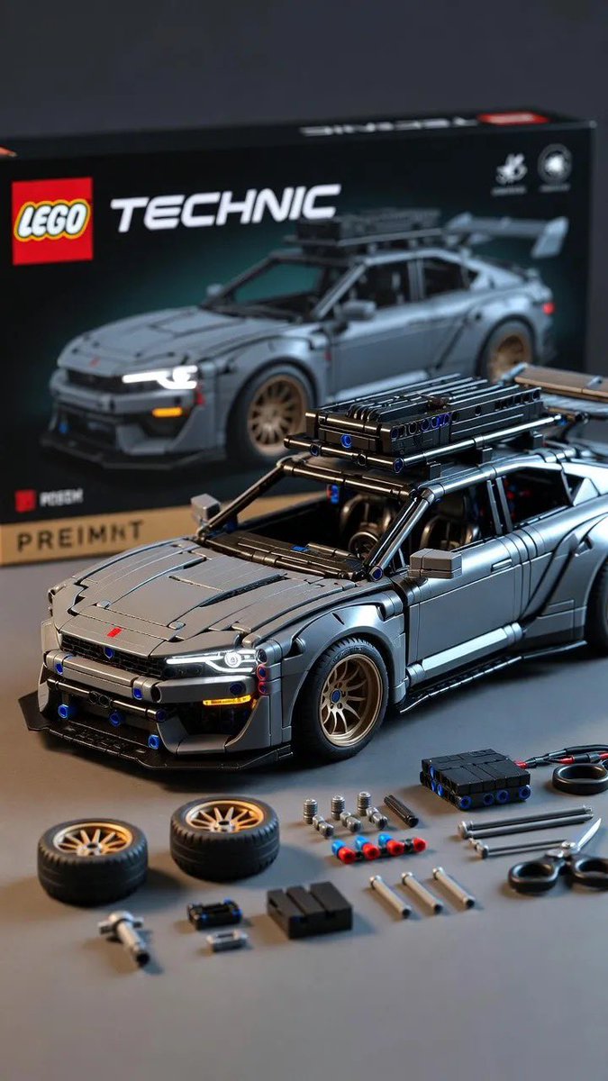 Ultra-Detailed LEGO Technic Product Render - AI Prompt | CreateVision