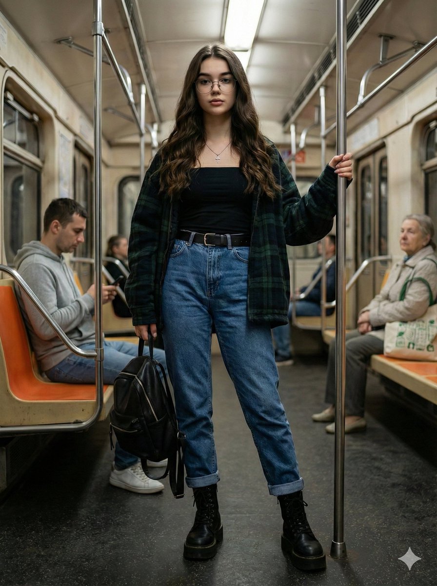 Ultra-Realistic Full-Body Subway Portrait Prompt - AI Prompt | CreateVision