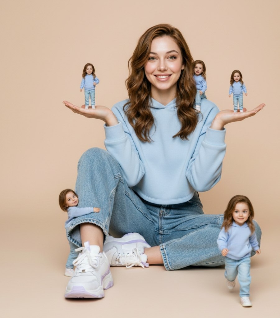 Ultra-Realistic Miniature Clone Studio Portrait - AI Prompt | CreateVision