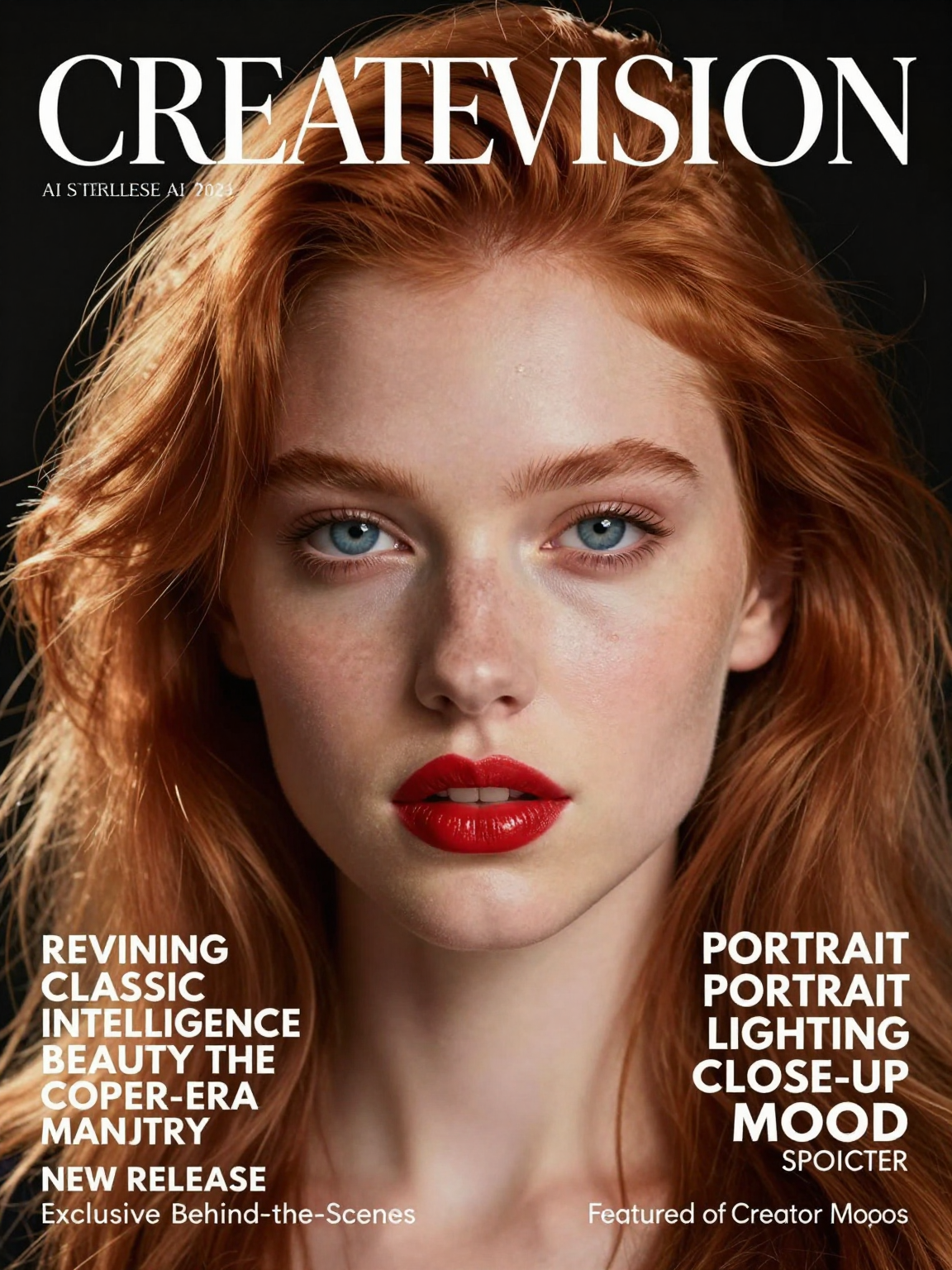Magazine Cover Portrait - AI Prompt | CreateVision